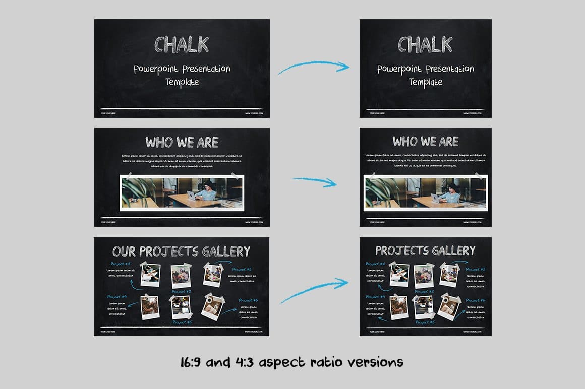 Chalk - Chalkboard Powerpoint Templates – MasterBundles