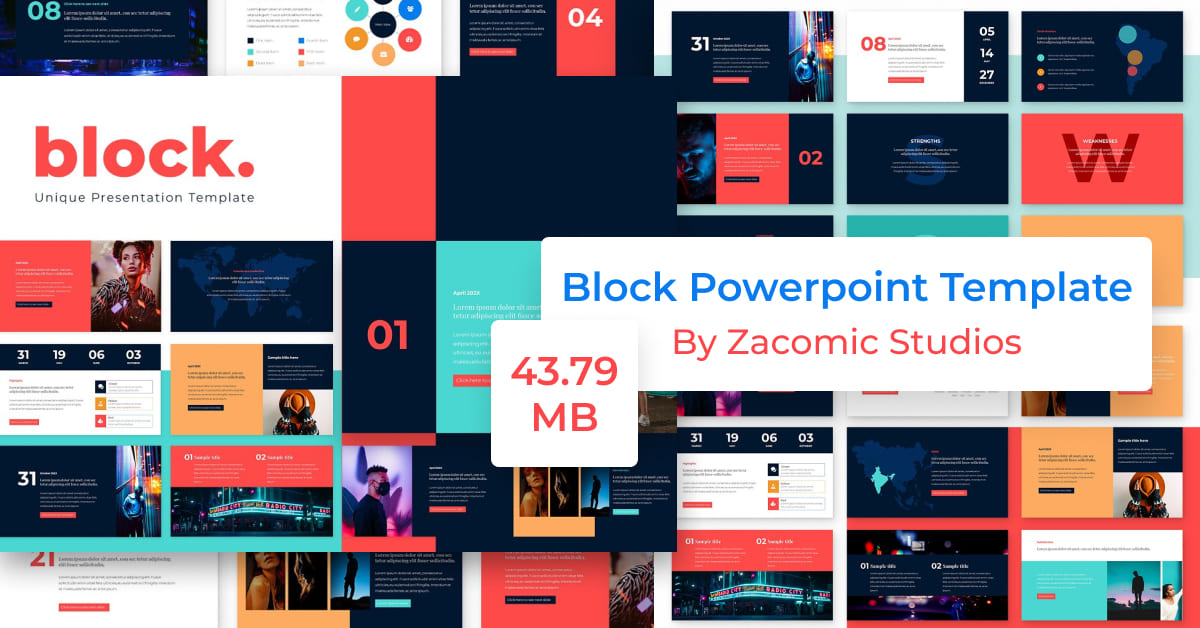 Block Powerpoint Template – MasterBundles