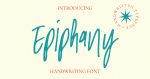Epiphany Handwriting Font – MasterBundles