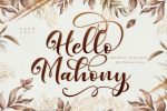 Hello Mahoni Script Font – MasterBundles