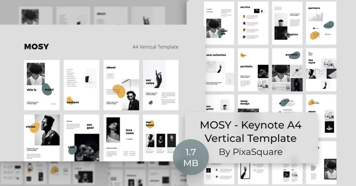 MOSY - Keynote A4 Vertical Template – MasterBundles MOSY - Keynote A4 Vertical Template – MasterBundles