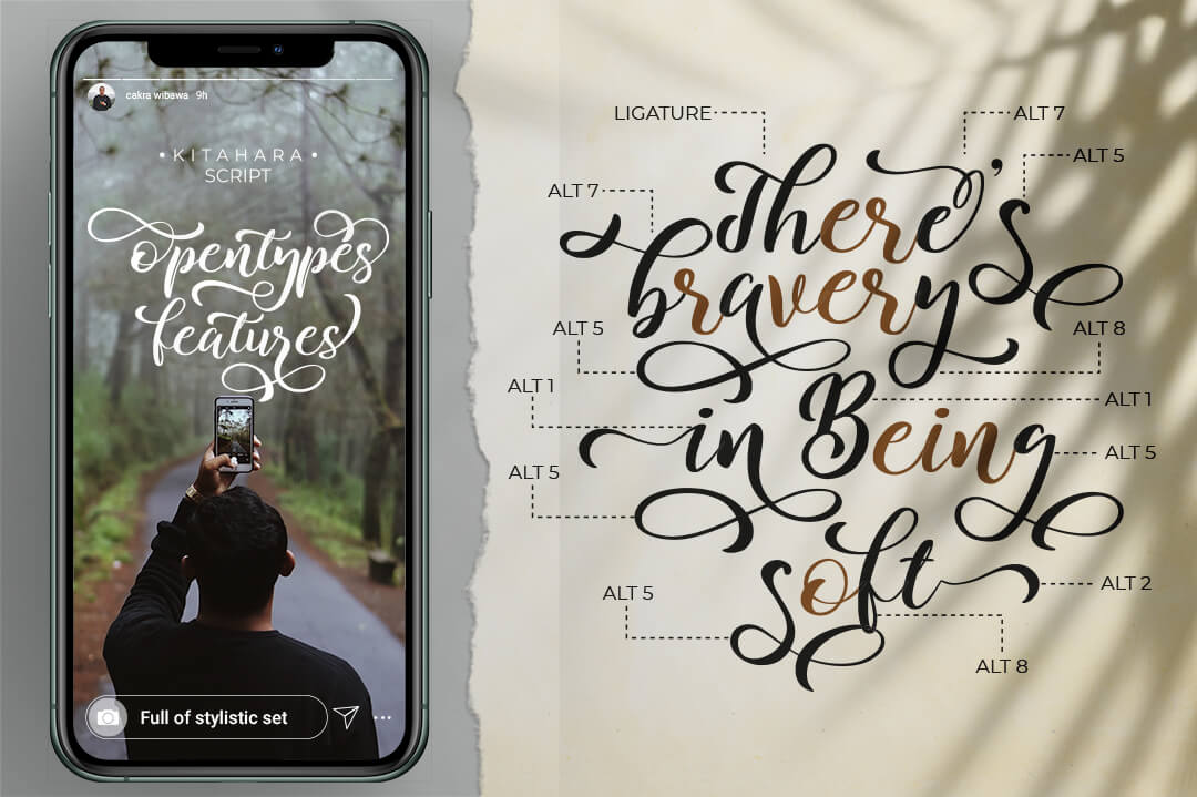 Kitahara Modern Script Font – MasterBundles