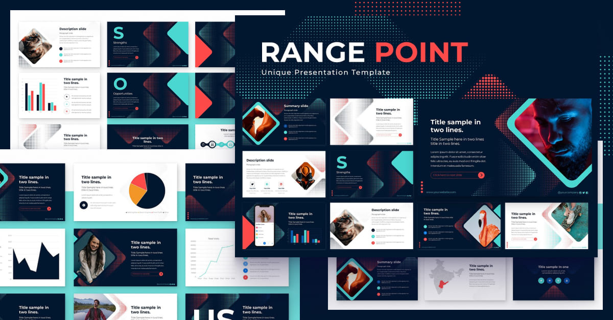 Range Point Powerpoint Templates Professional – MasterBundles