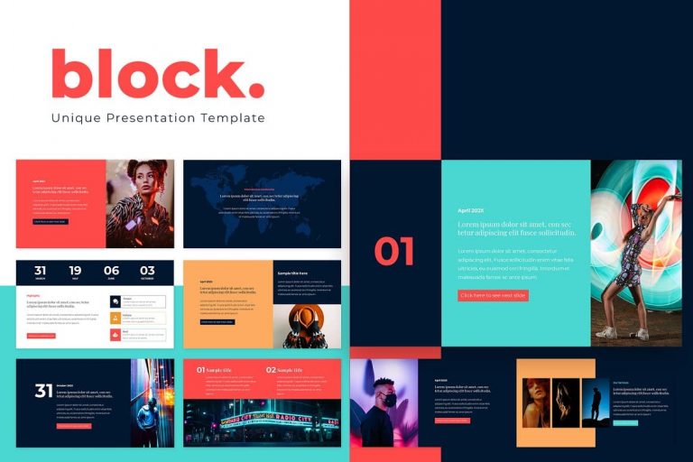 Block Powerpoint Template – MasterBundles