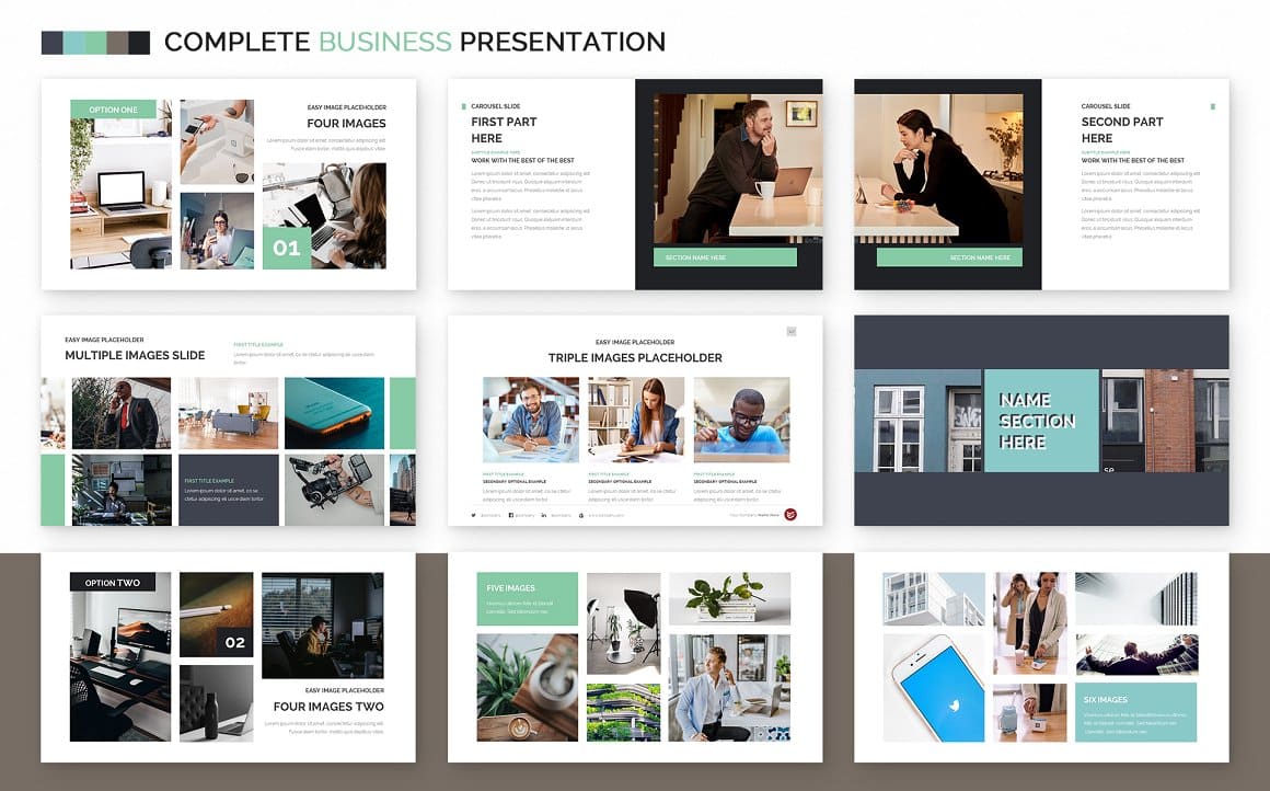 Complete Business Powerpoint Presentation Templates | Master Bundles