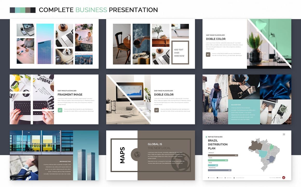 Complete Business Powerpoint Presentation Templates | Master Bundles
