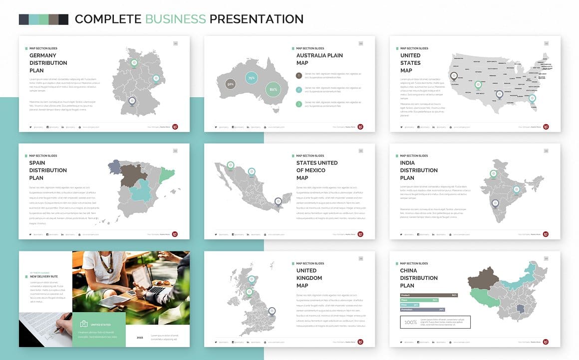 Complete Business Powerpoint Presentation Templates | Master Bundles