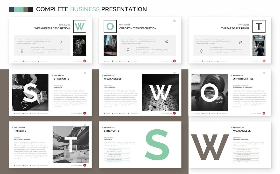 Complete Business Powerpoint Presentation Templates | Master Bundles