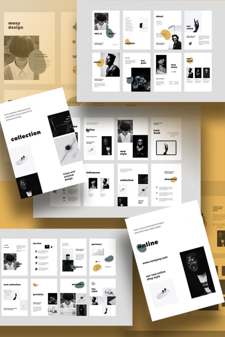 MOSY - Google Slides A4 Template – MasterBundles