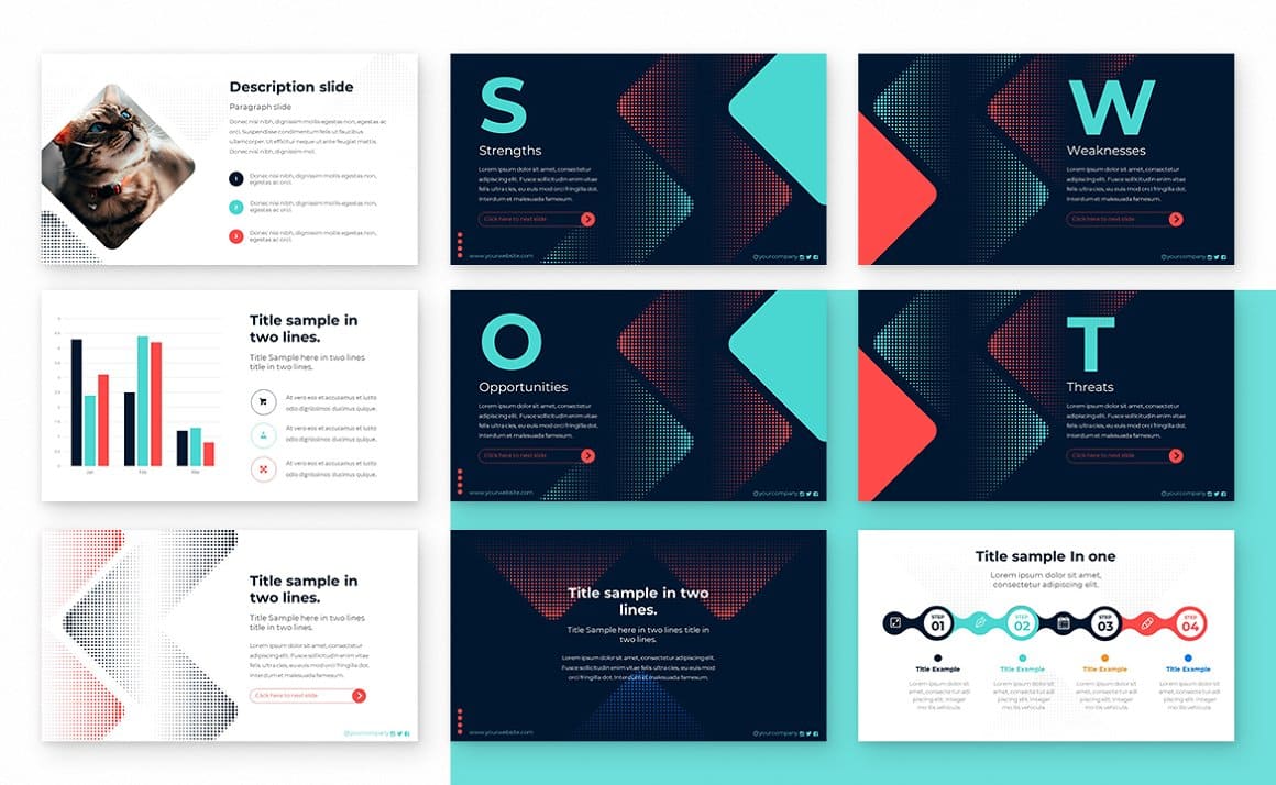 Range Point Powerpoint Templates Professional – MasterBundles