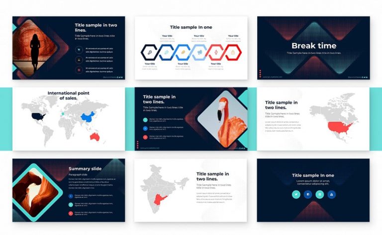 Range Point Powerpoint Templates Professional – MasterBundles