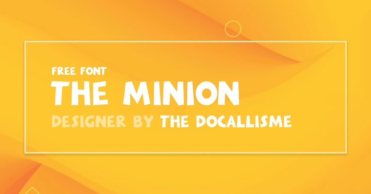 Minions Font Free