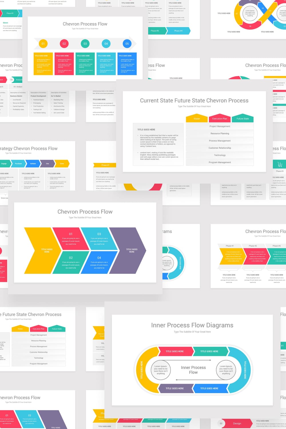 Chevron Process Flow PowerPoint – MasterBundles
