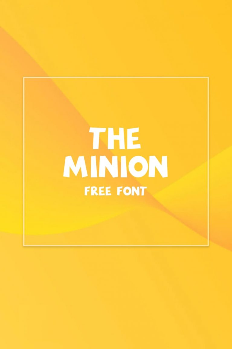 Minions Font Free