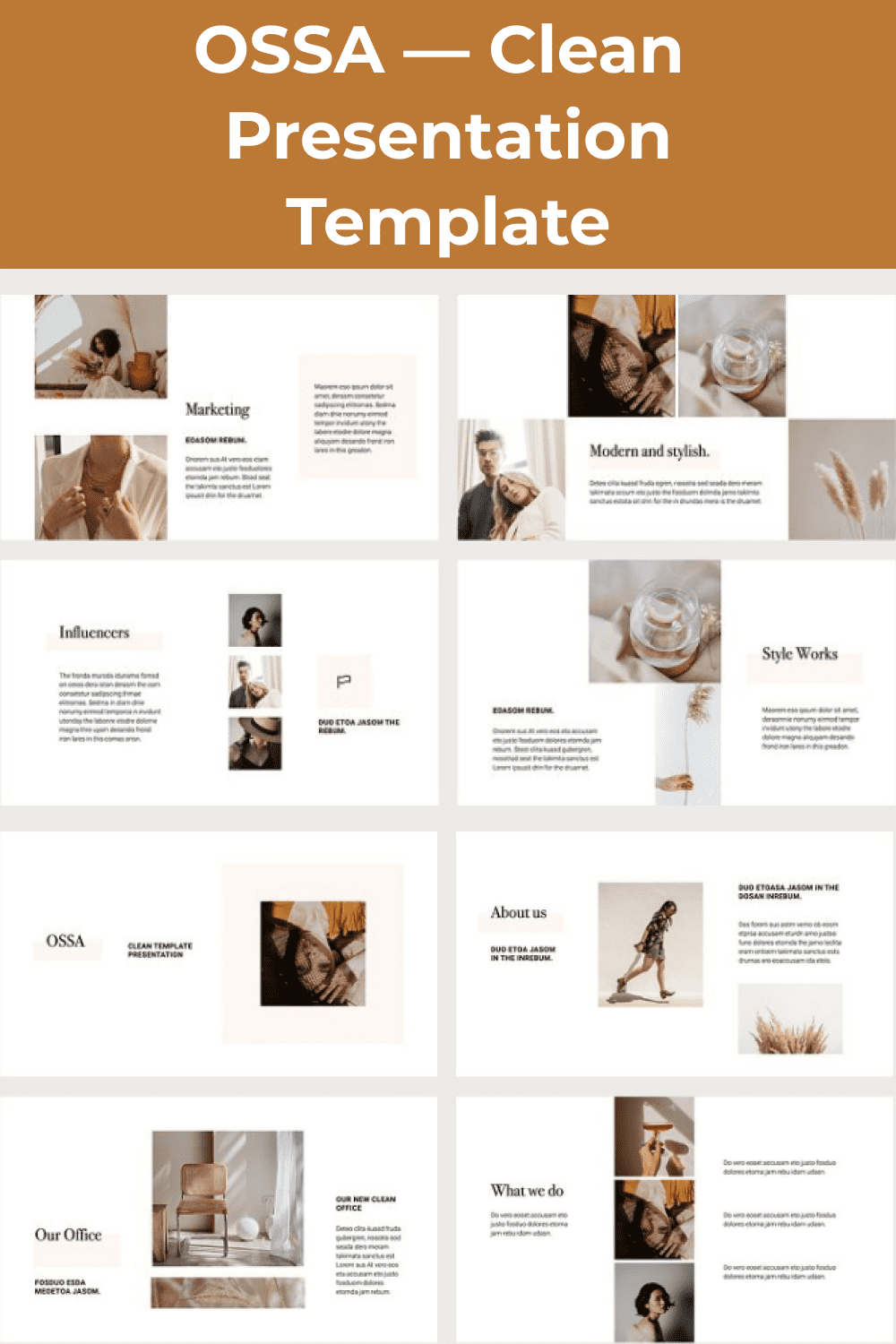 OSSA - Clean Google Slides Template – MasterBundles