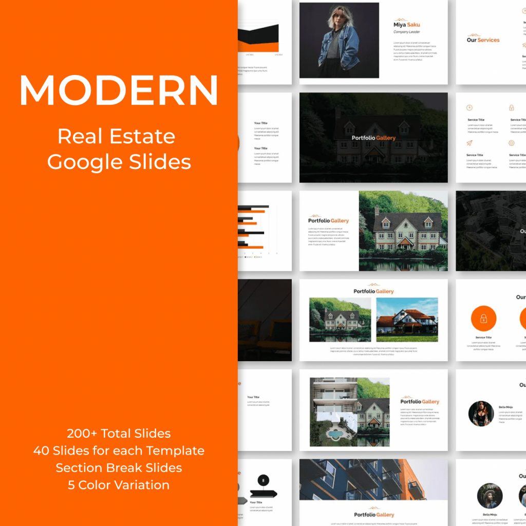 Modern Real Estate Google Slides – MasterBundles