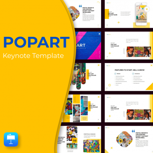 POPART Keynote Template – MasterBundles