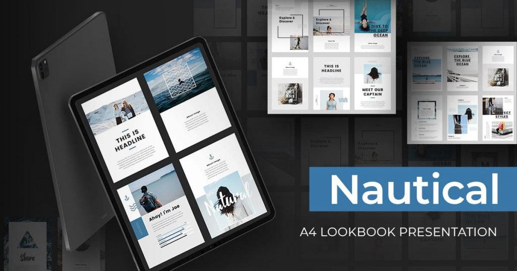 Nautical - A4 Printable PowerPoint – MasterBundles
