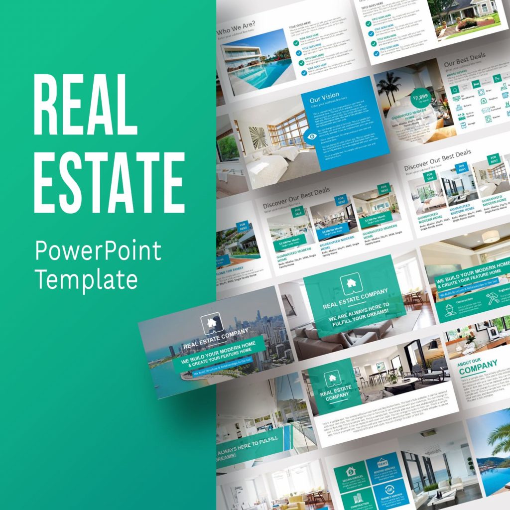 Real Estate PowerPoint Template – MasterBundles