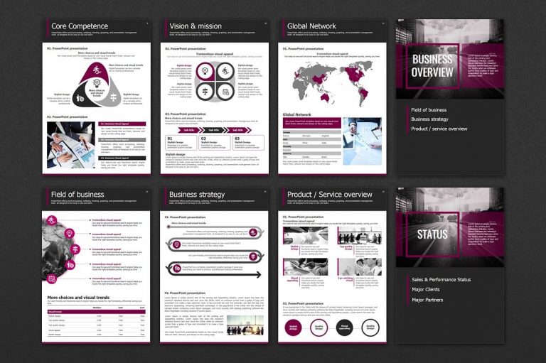 Road PowerPoint Template Vertical – MasterBundles