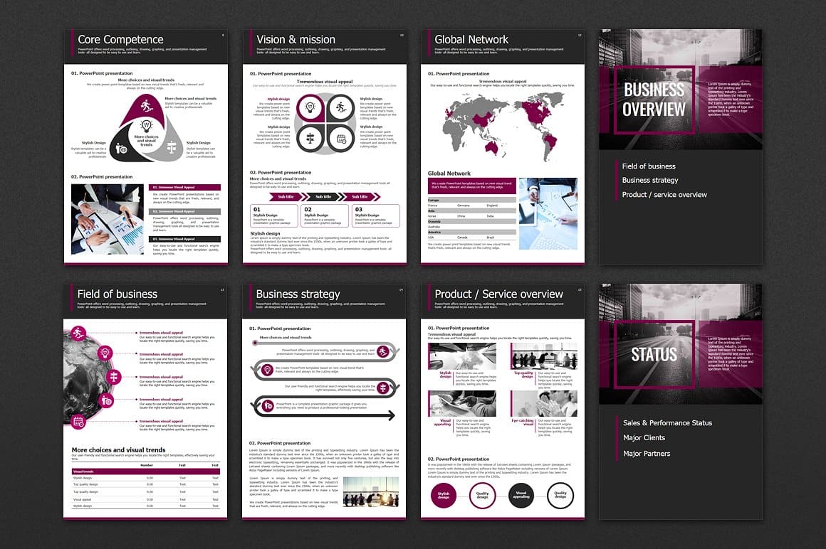 Road PowerPoint Template Vertical – MasterBundles