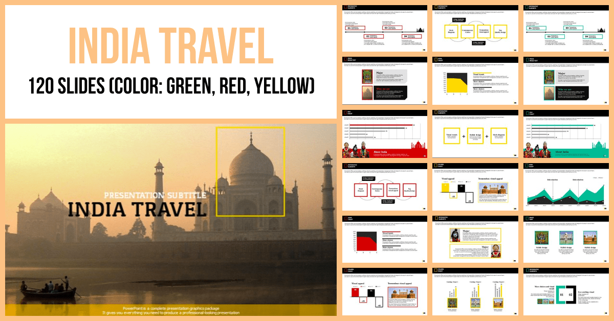 INDIA TRAVEL PowerPoint Presentation – MasterBundles
