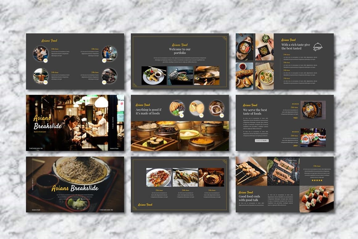 Asians Food - Food PowerPoint – MasterBundles