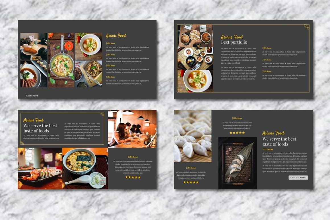 Asians Food - Food PowerPoint – MasterBundles