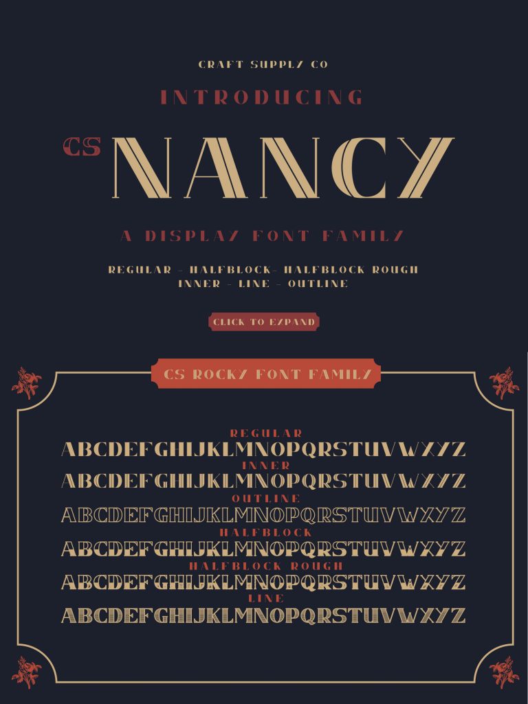 CS Nancy Font Family