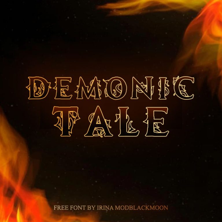Free Demonic Font - MasterBundles