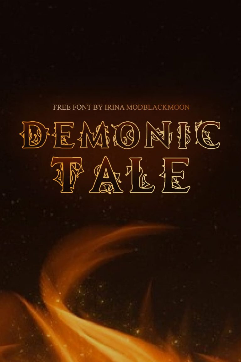 Free Demonic Font