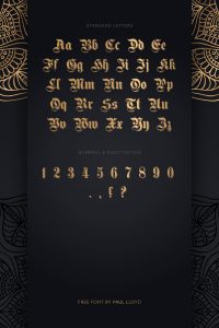 Free Germanic Font