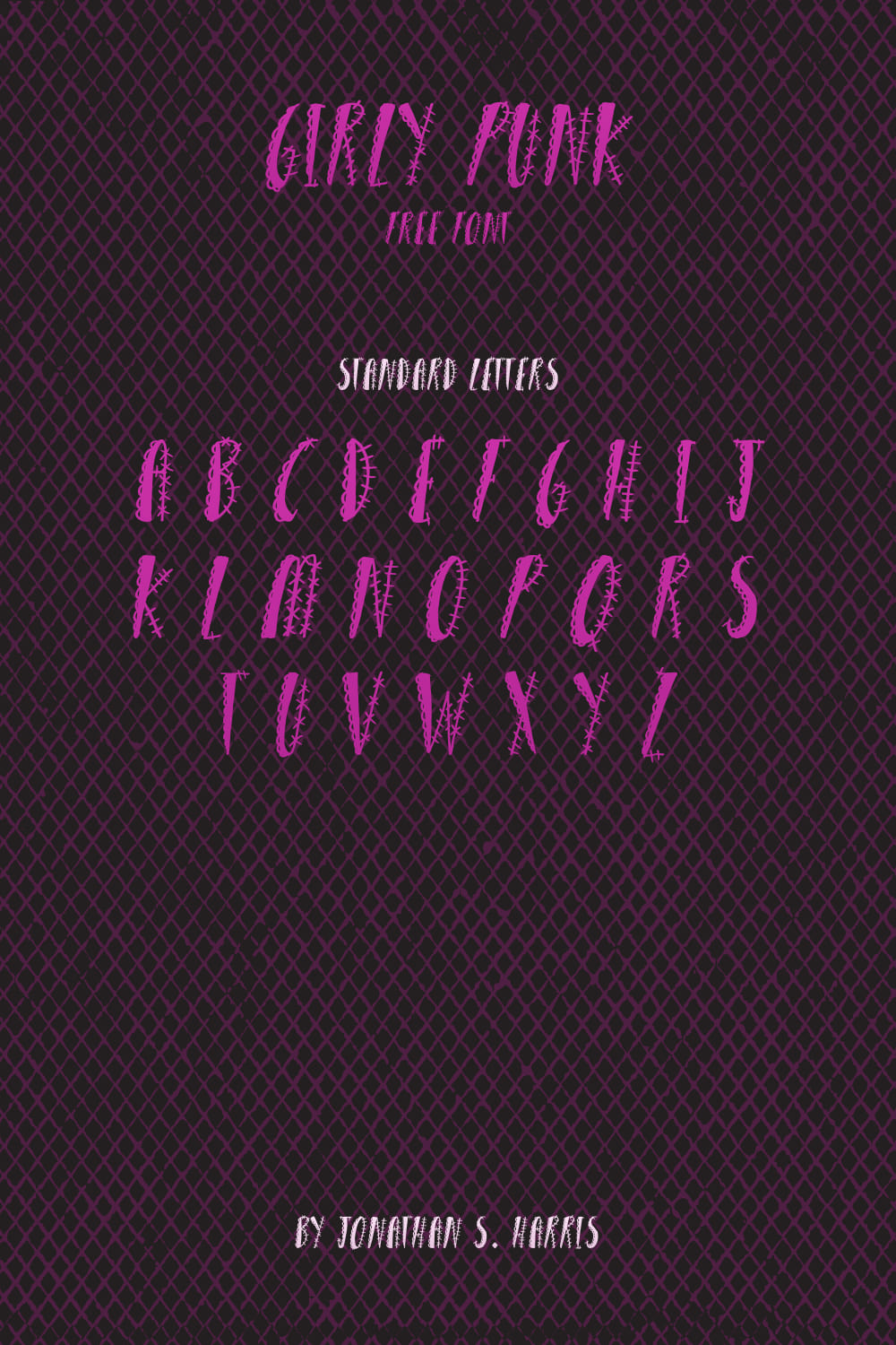 Free Girly Punk Font