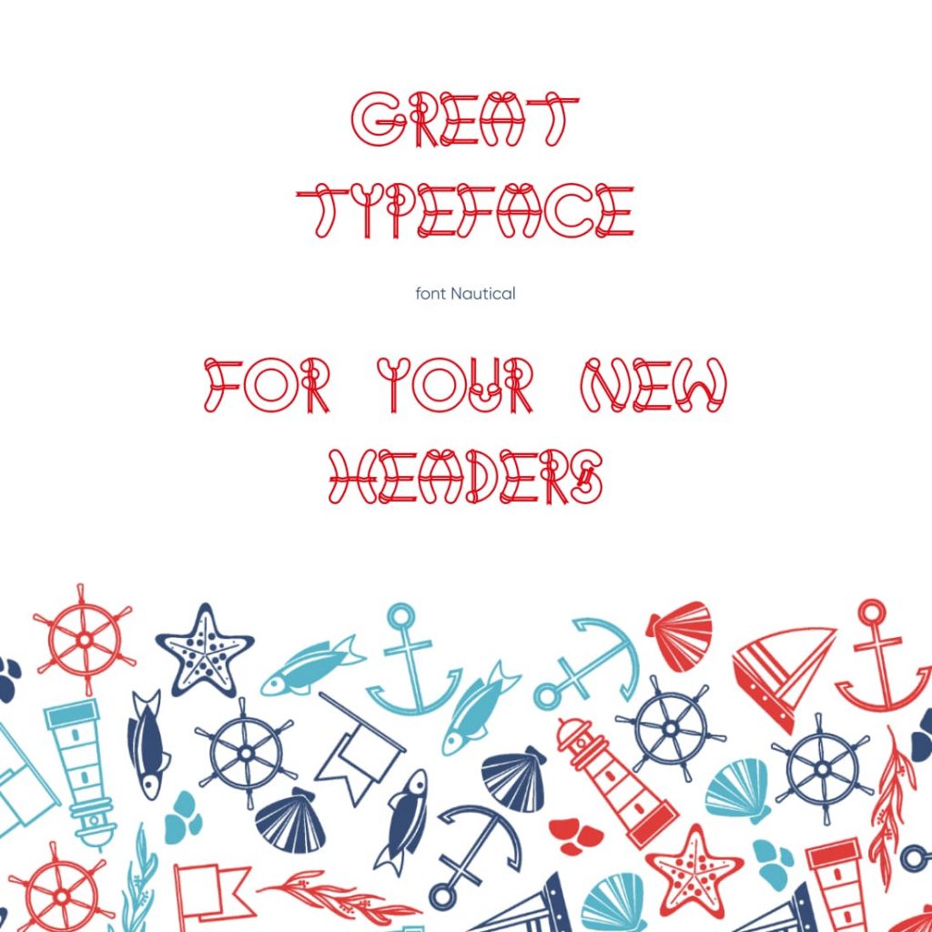 Free Nautical Font