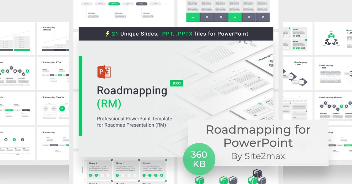 Roadmapping for PowerPoint – MasterBundles