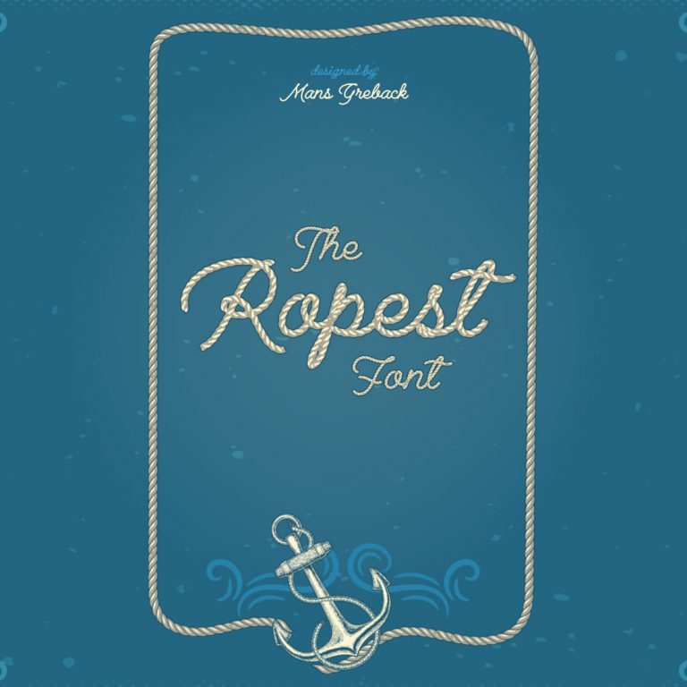 Rope Font Free