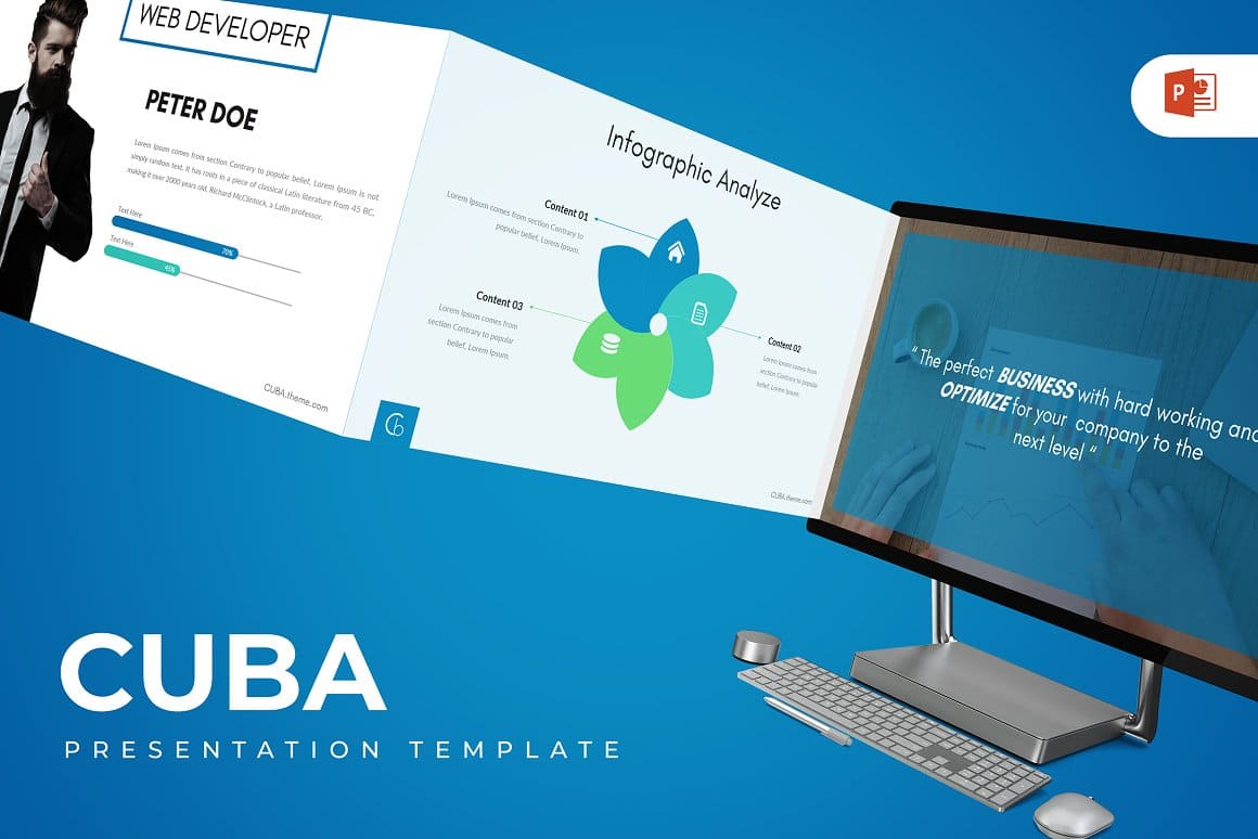 Cuba - Powerpoint Template – MasterBundles