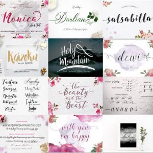Charming Typography: 10 Hand Drawn Font Scripts - MasterBundles