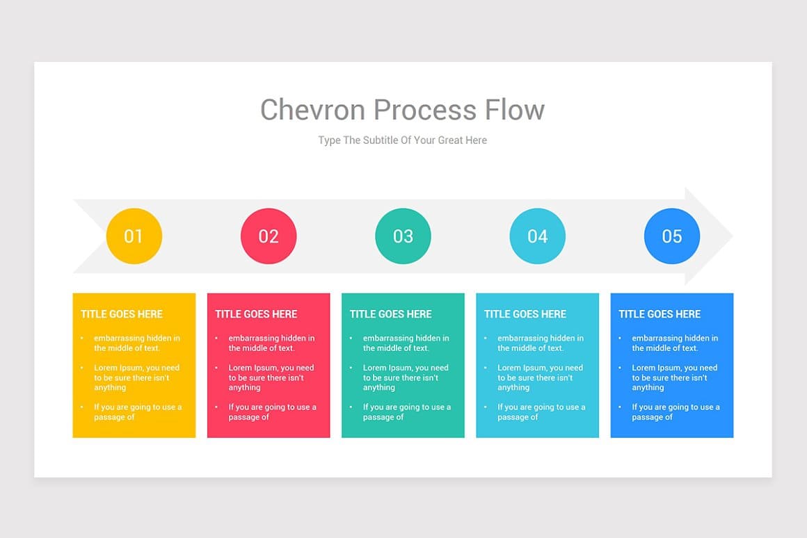 Chevron Process Flow PowerPoint – MasterBundles