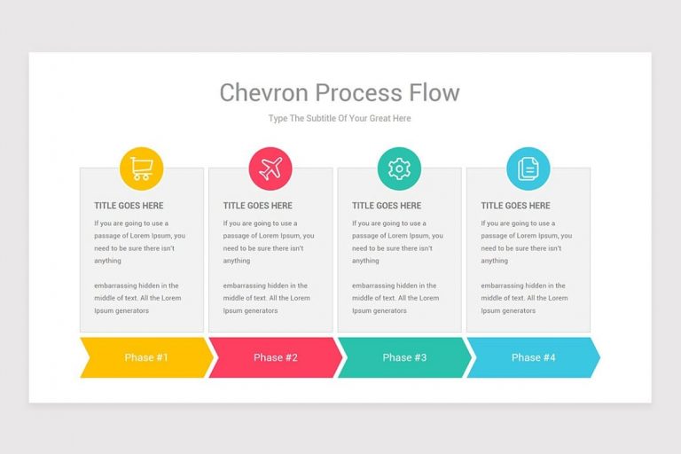 Chevron Process Flow PowerPoint – MasterBundles