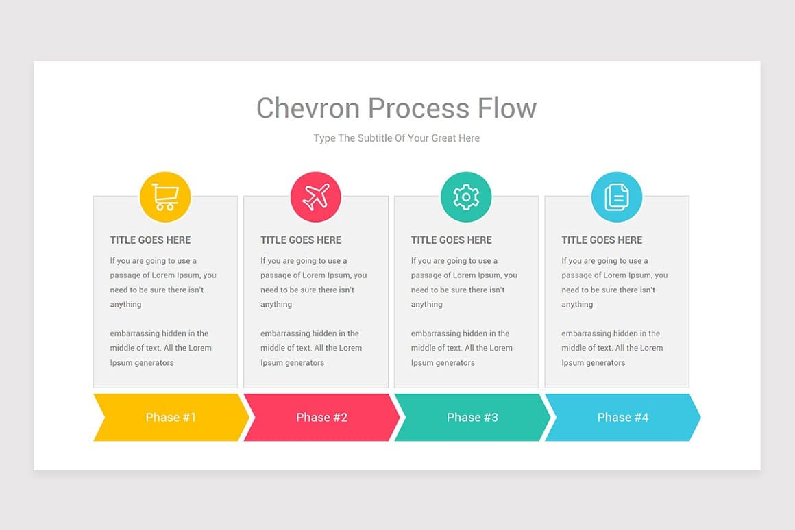 Chevron Process Flow PowerPoint – MasterBundles