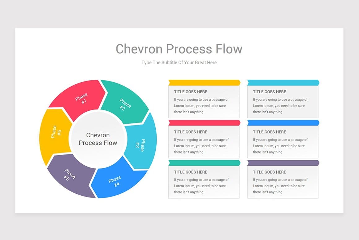 Chevron Process Flow PowerPoint – MasterBundles