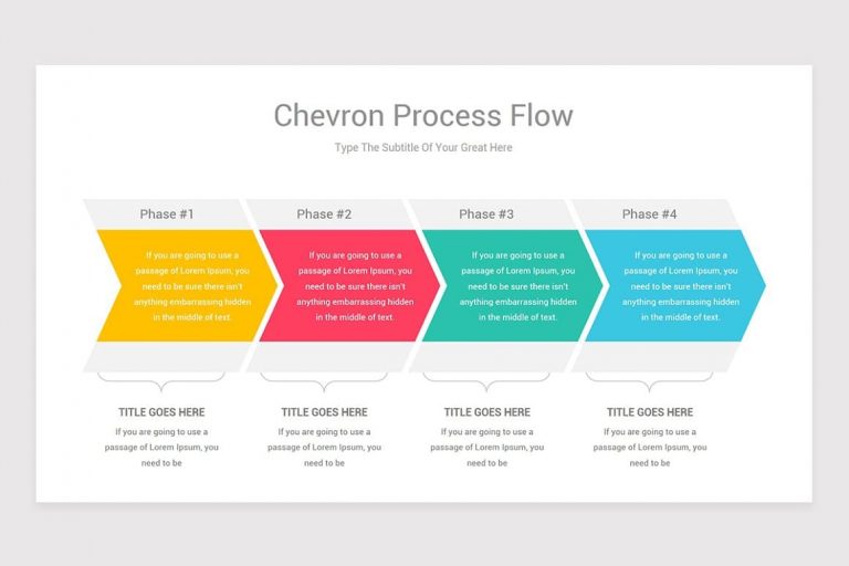 Chevron Process Flow PowerPoint – MasterBundles