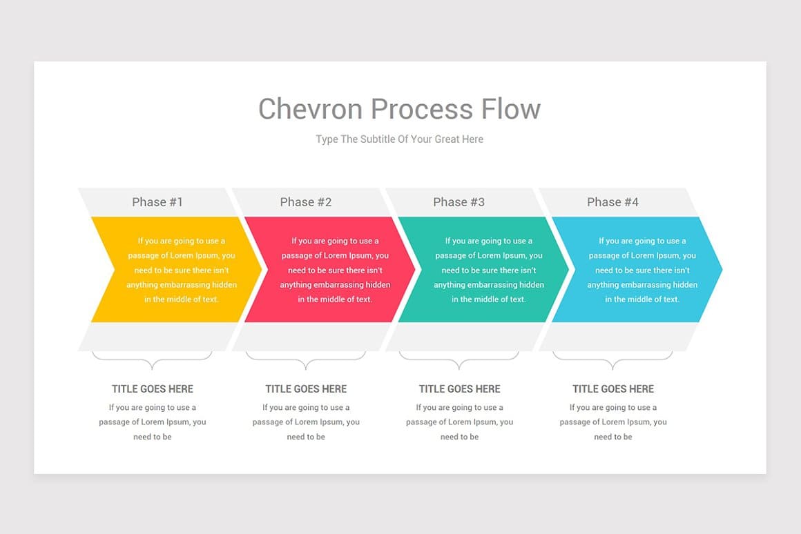 Chevron Process Flow PowerPoint – MasterBundles