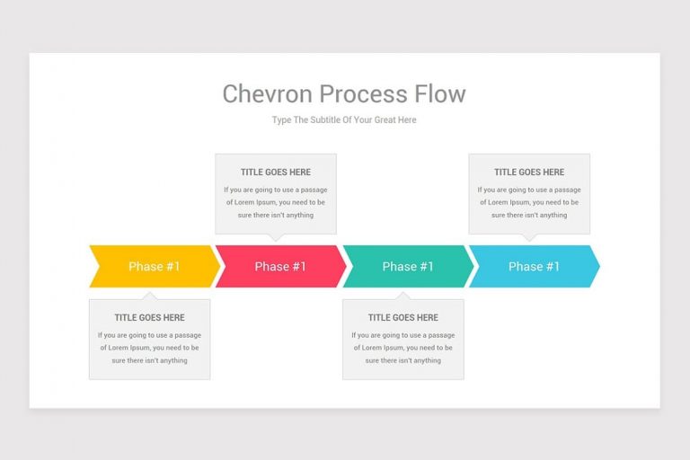 Chevron Process Flow PowerPoint – MasterBundles