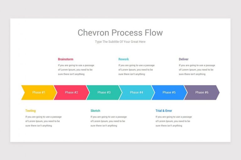Chevron Process Flow PowerPoint – MasterBundles