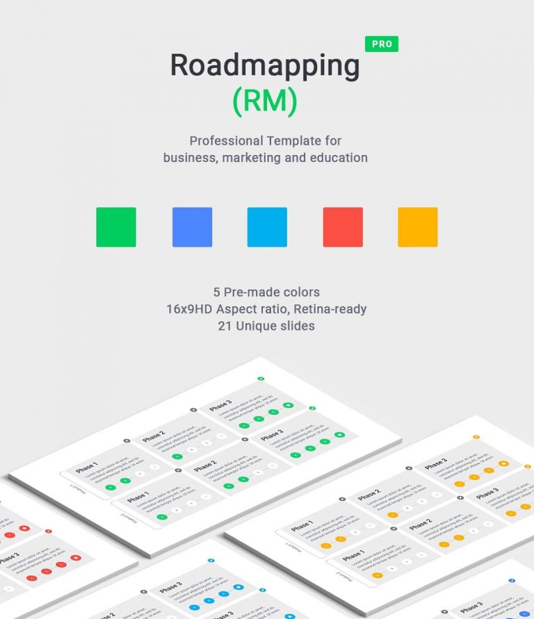 Roadmapping for PowerPoint – MasterBundles
