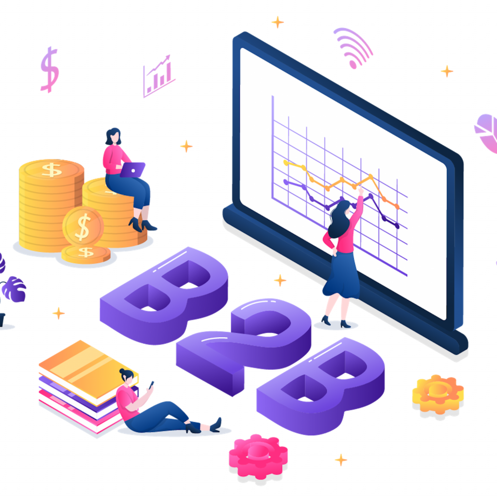 17 B2B or Business to Business Marketing Illustrations – MasterBundles