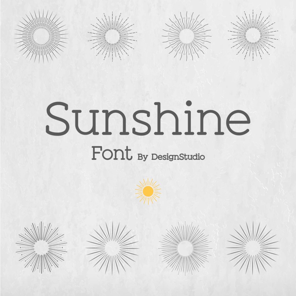 Sunshine Slab Sans Serif Font – MasterBundles