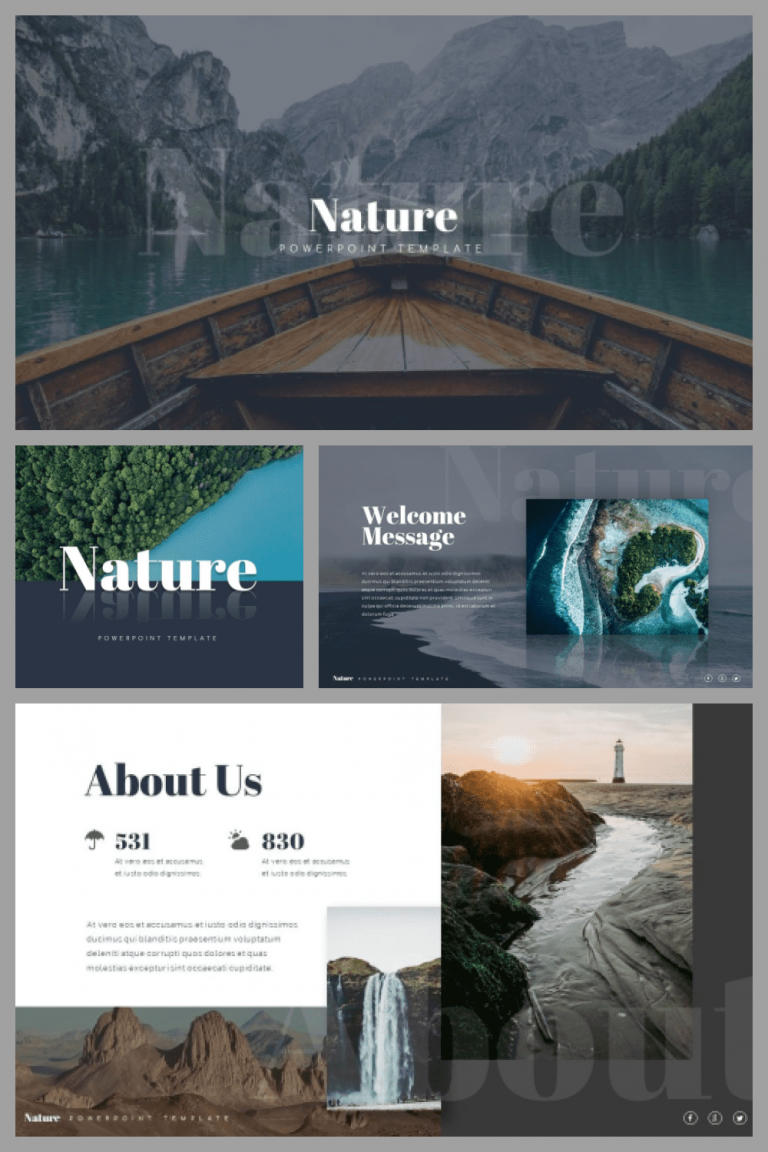 50 Slides Nature Presentation Template 2023: Powerpoint, Google Slides ...